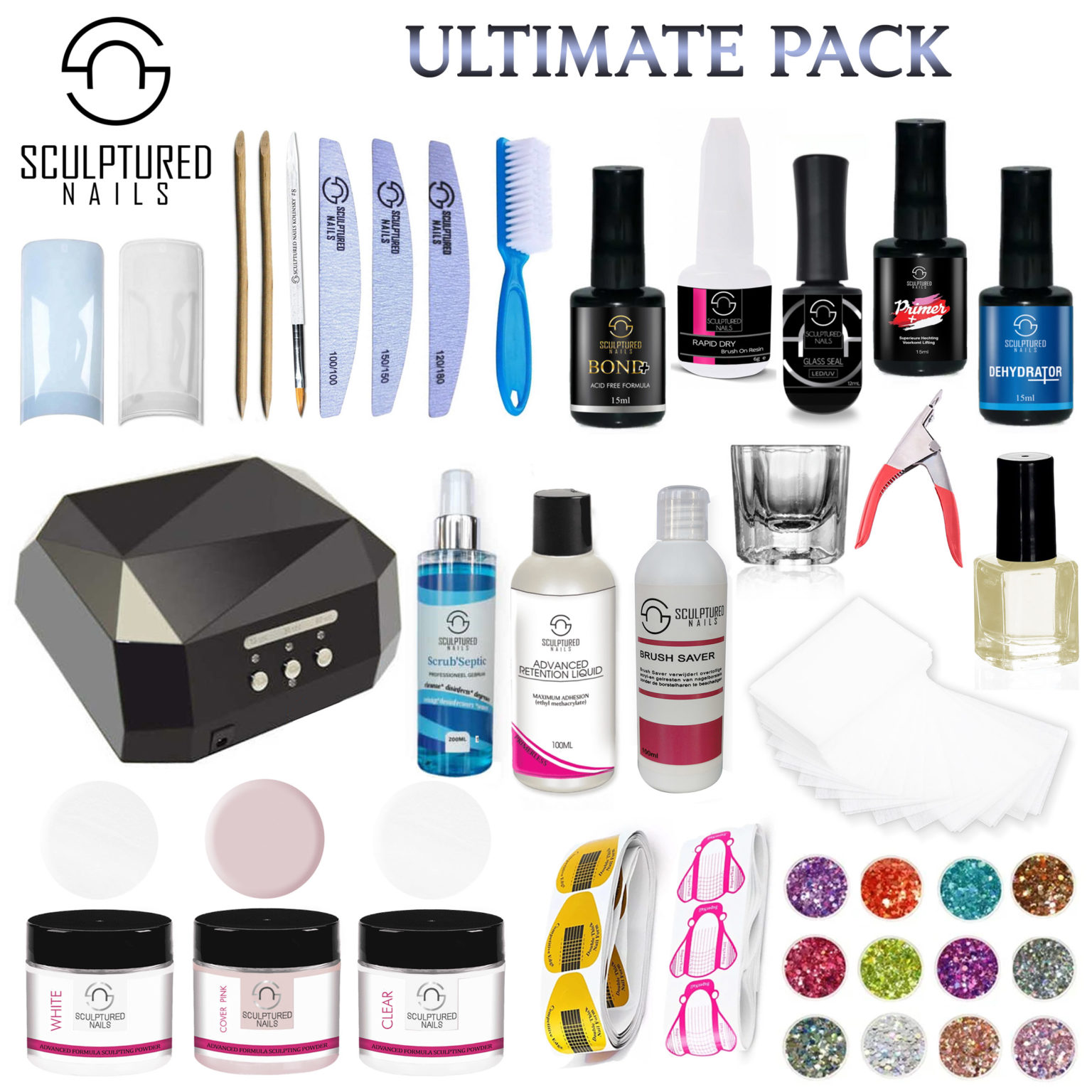 Acryl Nagels Starterspakket ULTIMATE-PACK - Sculptured Nails
